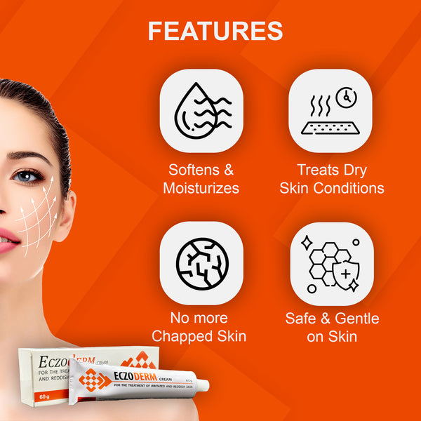 EczoDerm Eczema Relief Cream Soothing Anti-Itch Dermatitis Irritated R ...